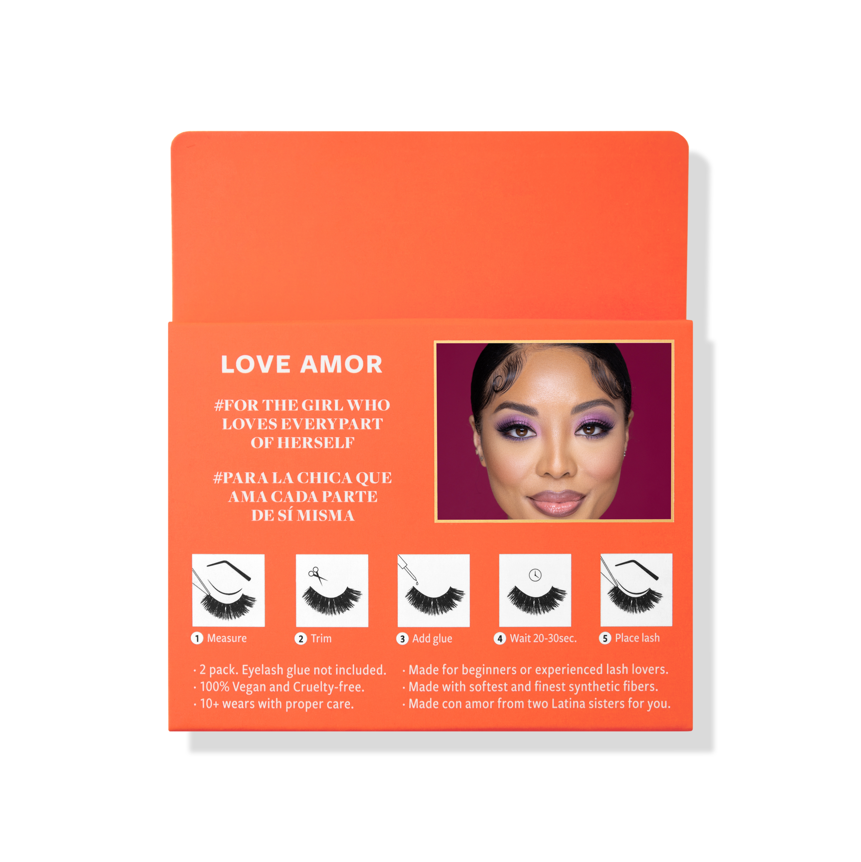 Love Amor, 100% Faux Mink Lashes, 2 Pairs – LUNA MAGIC BEAUTY